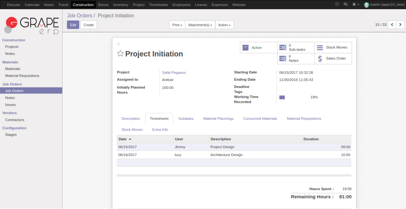 OSCORP TECH | Grape Construction